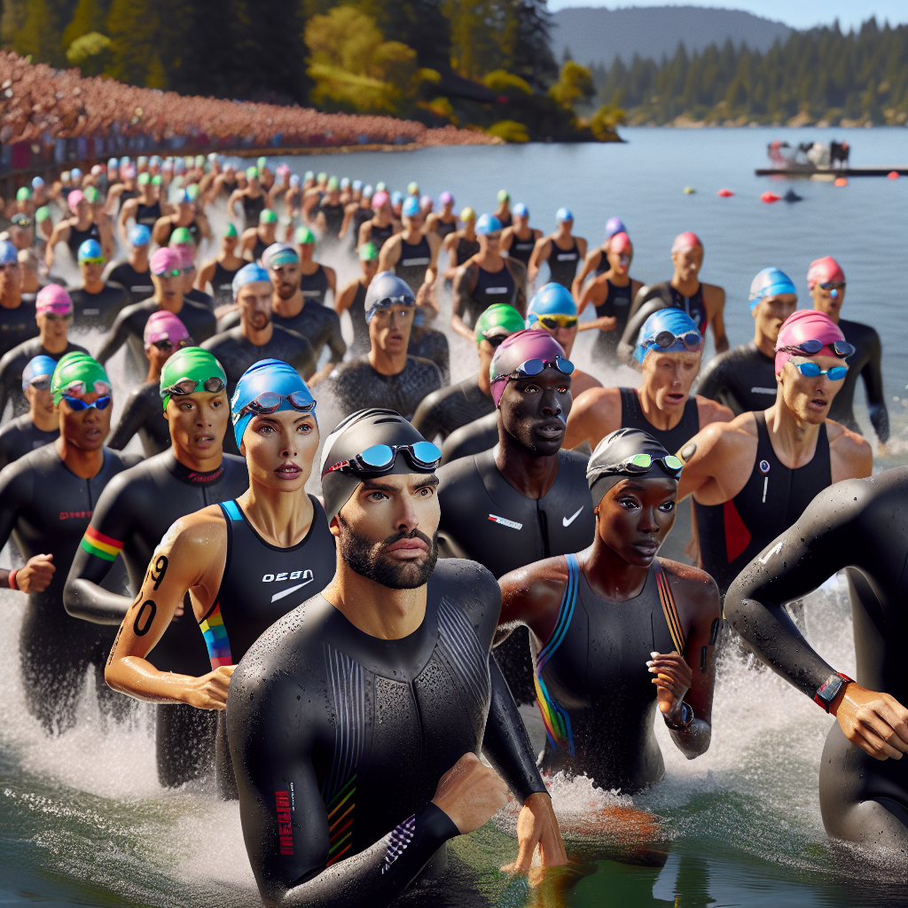 Auffällige Fotos vom Padden Triathlon 2025: Schwimmer, Radfahrer und L ...