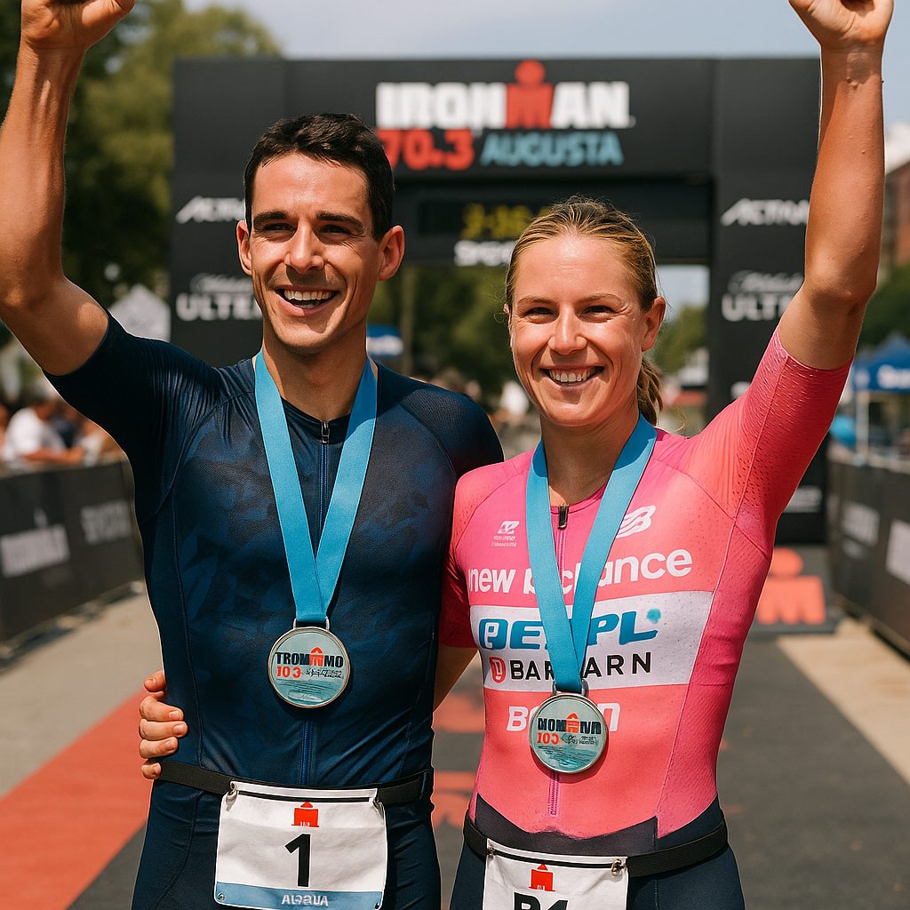 Jason West and Paula Findlay Dominate Ironman 70.3 Augusta with Comman ...