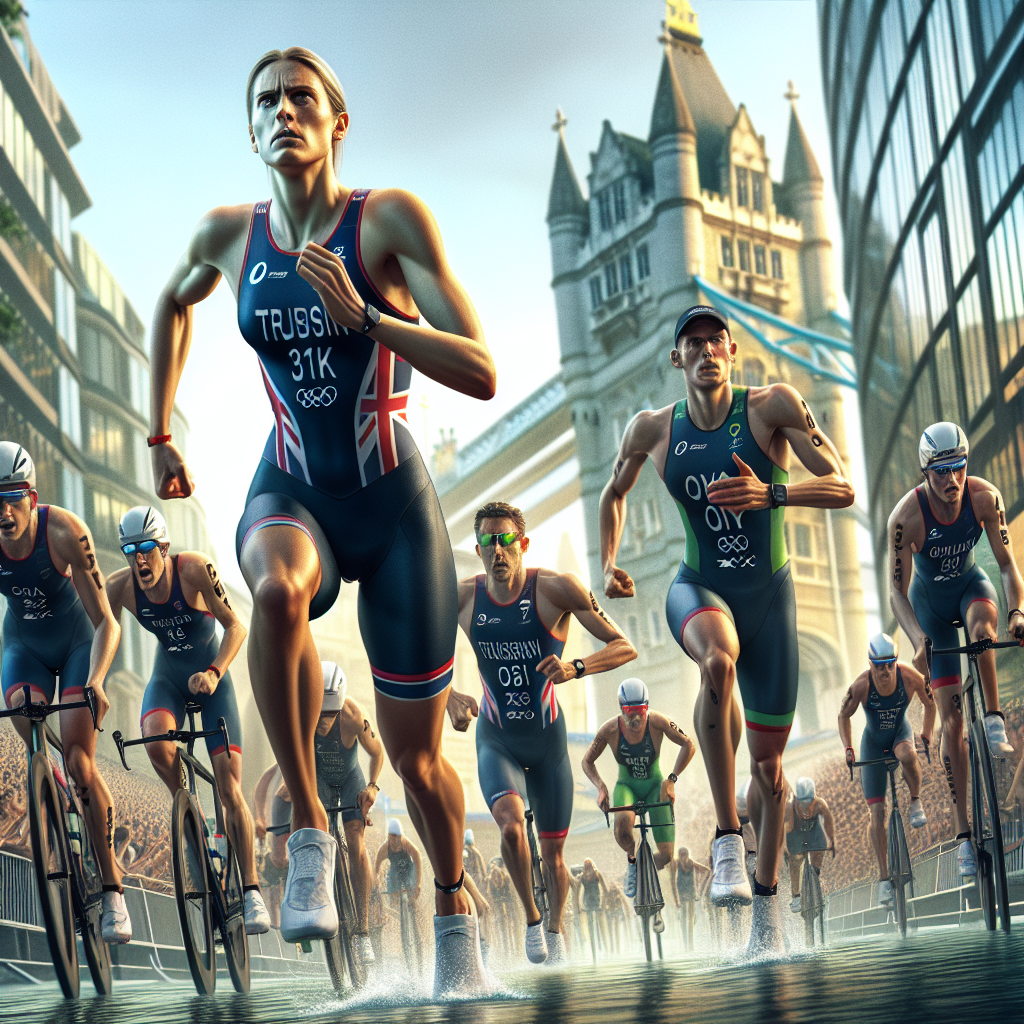 Jonny Brownlee & Alex Yee Lead Team In London | BTS at supertri League ...