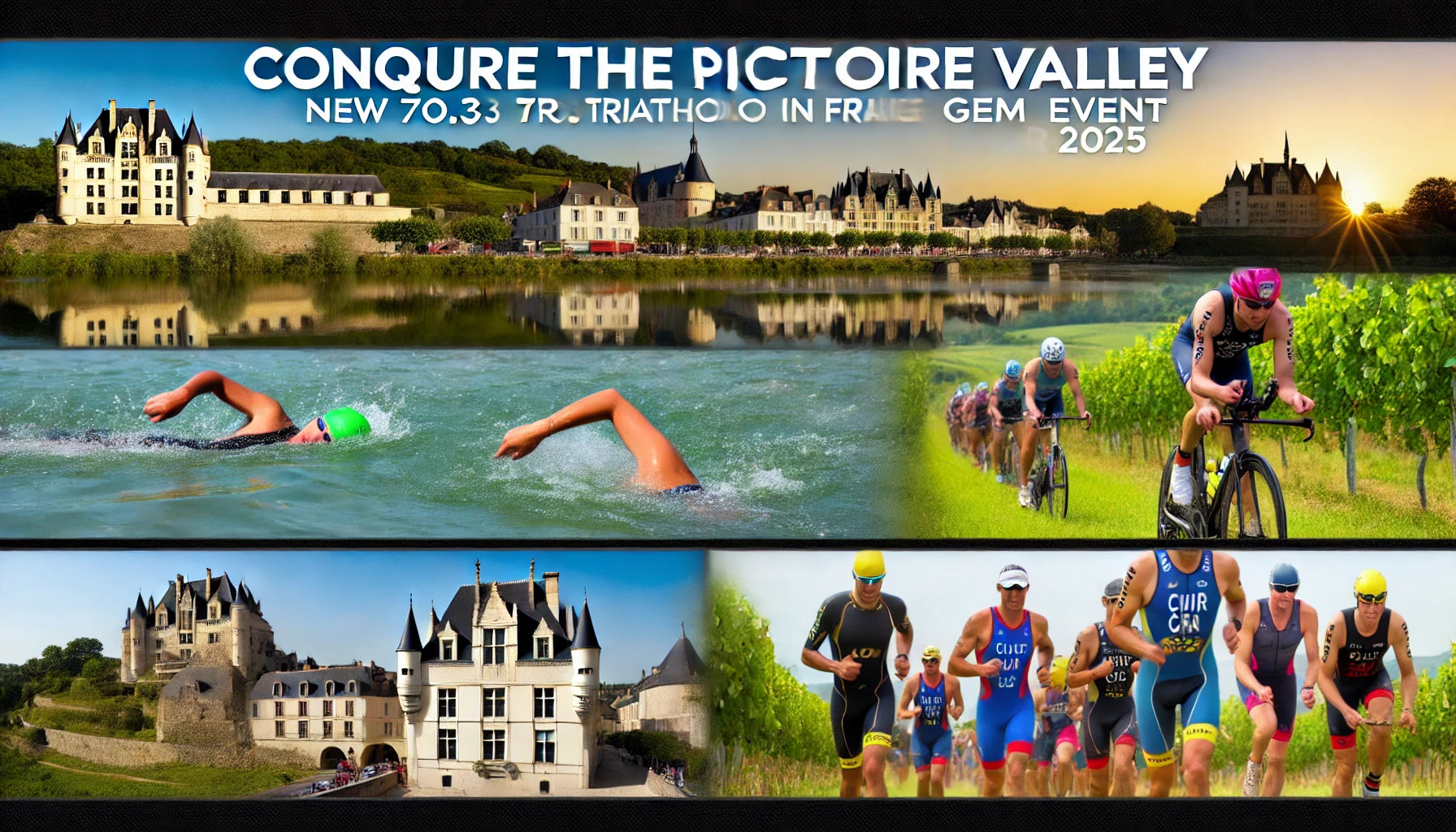 Conquiste el pintoresco valle del Loira: nuevo triatlón IRONMAN 70.3 e ...
