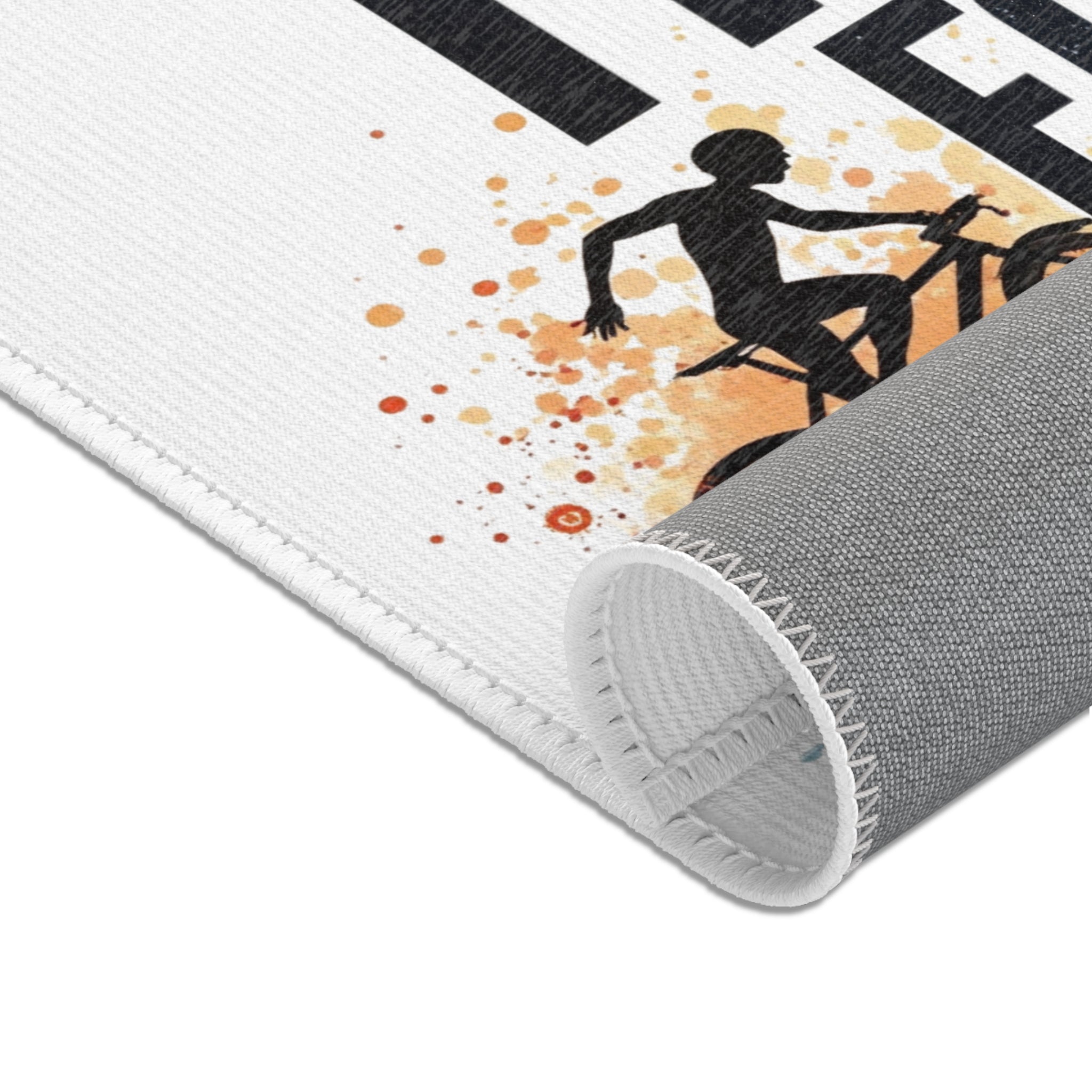 Area Rug – Durable Chenille Flat-Lay Design | Home Décor – TriLaunchpad